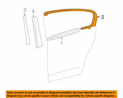 75708-30140 Toyota Moulding sub-assy, rear door window frame, lh ...