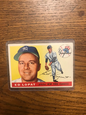 Ed Lopat 1955 Topps Baseball Card (765) | eBay