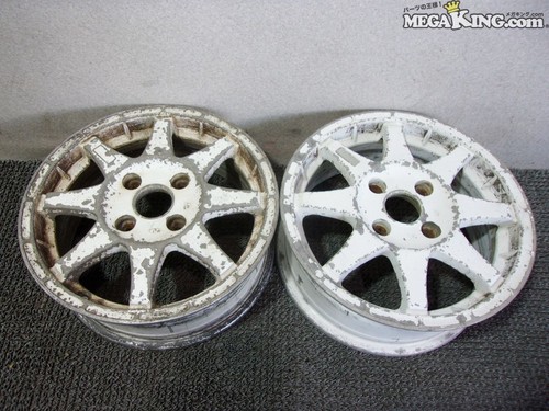 JDM Rare Takechi Project RALLY HART 15 inch wheel 6J+45 4 holes PCD114 ...