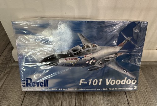 Revell 1:48 F-101 Voodoo Model Kit 85-5853 Twin Engine Fighter Skill 2 ...