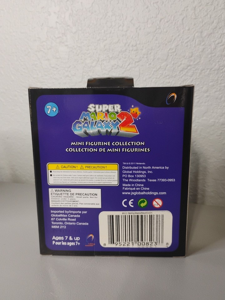 Super Mario Galaxy 2 Spring Mario and Spring Mushroom Mini Figure 2 ...