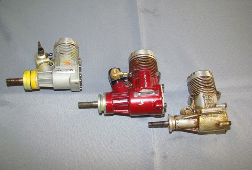 O.S. 40FP, Irvine 46, MDS 28. Three Two Stroke Engines for Radio ...