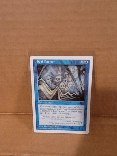 1997 Magic The Gathering Soul Barrier Card 5th | eBay