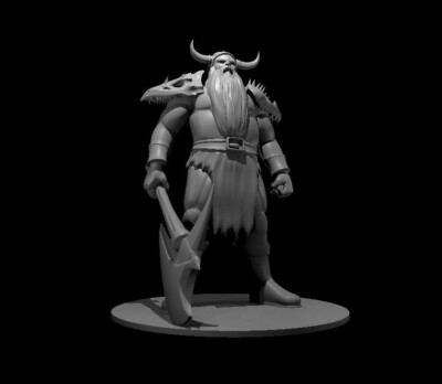 Frost Giant Male Monster Manual 28mm Scale DND D&D Tabletop Miniature ...