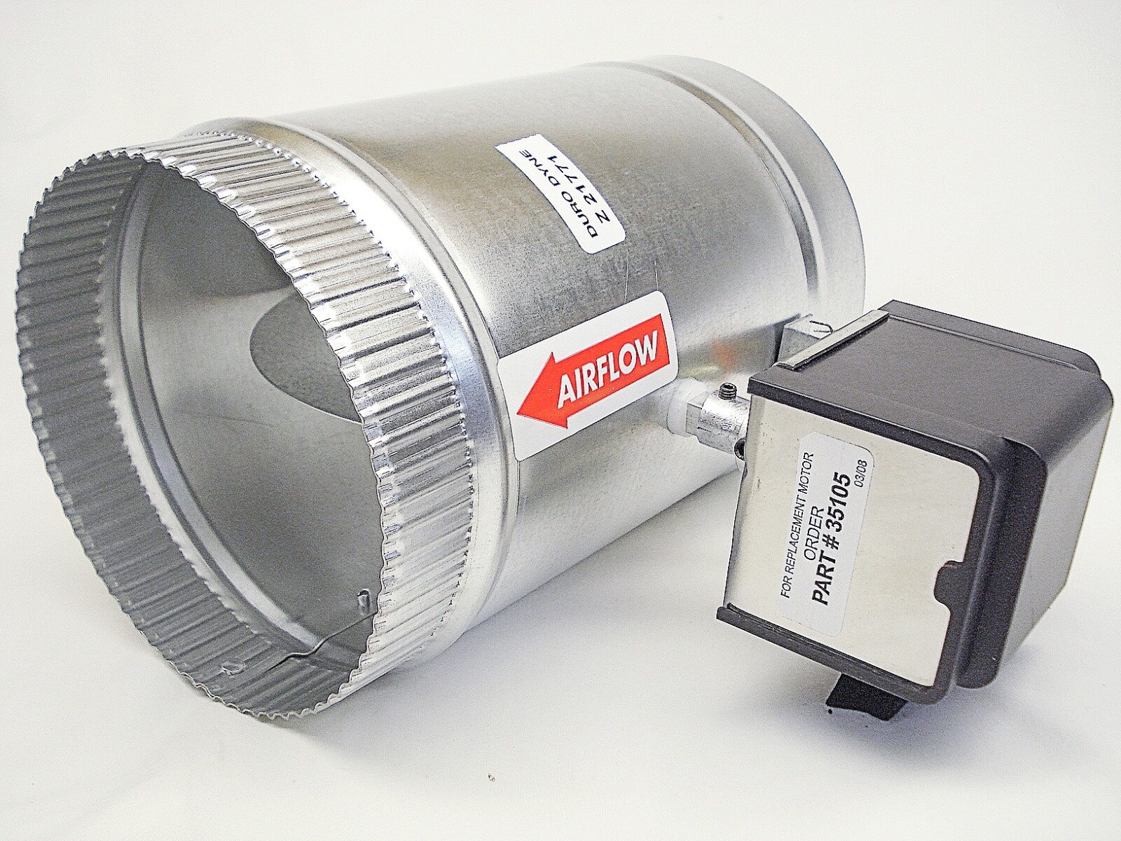 12" DuroZone HVAC Motorized Electric Zone Control 24ac Power ...