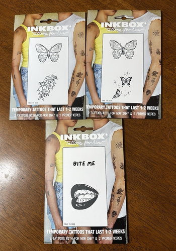 Set Of 3 Inkbox Temporary Tattoos | eBay