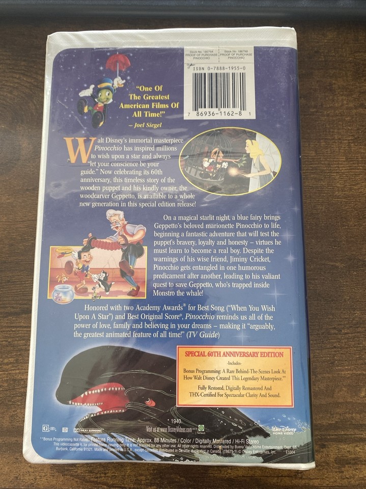 Walt Disney’s Pinocchio 60th Anniversary Edition | eBay