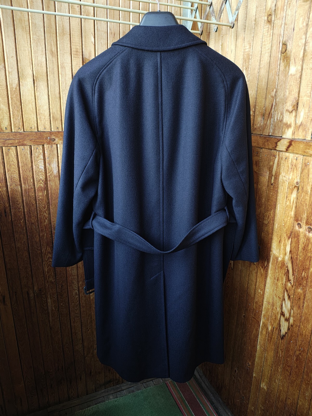 RARE Bugatti PureWool Coat Men's Size S Rheine Wool Trench Gaenslen ...