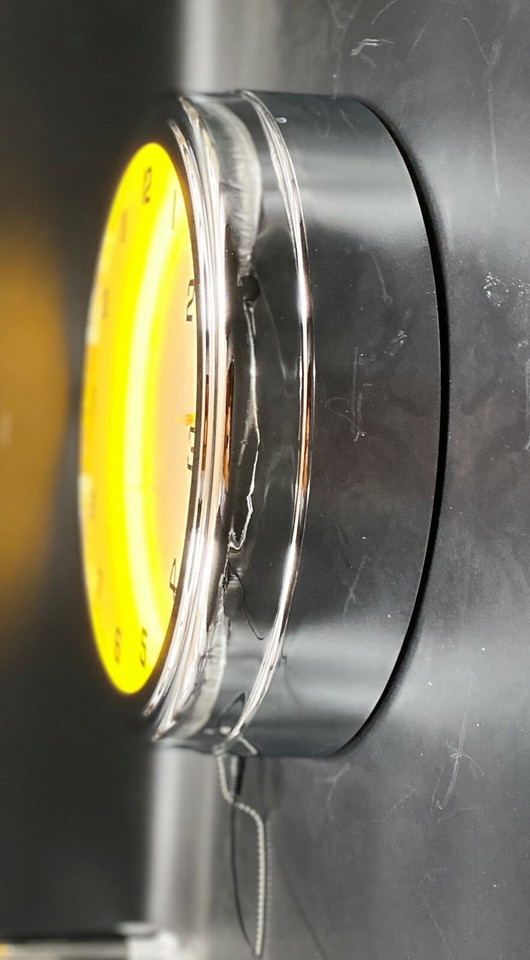 16" Plymouth Road Runner Sign Yellow Neon Clock Man Cave Garage ...