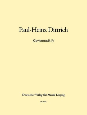 Klaviermusik 4 | Dittrich | Buch | DEUTSCHER VERLAG FUER MUSIK | eBay