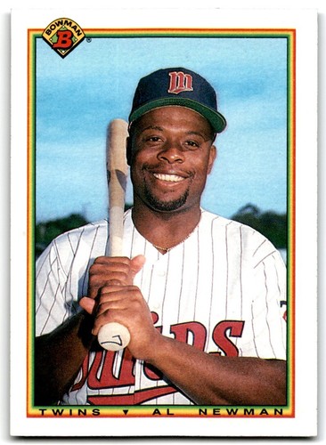 1990 Bowman Baseball Card Al Newman Minnesota Twins #419 | eBay