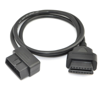 3ft 1M ODB-II ODB2 16Pin Car Mable to Female Extension Cable Diagnostic ...