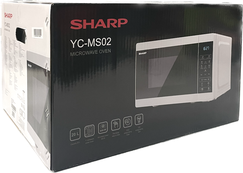 Sharp YC-MS02-EW 20 Liter 800 W Mikrowelle weiß 4974019161235 | eBay.de