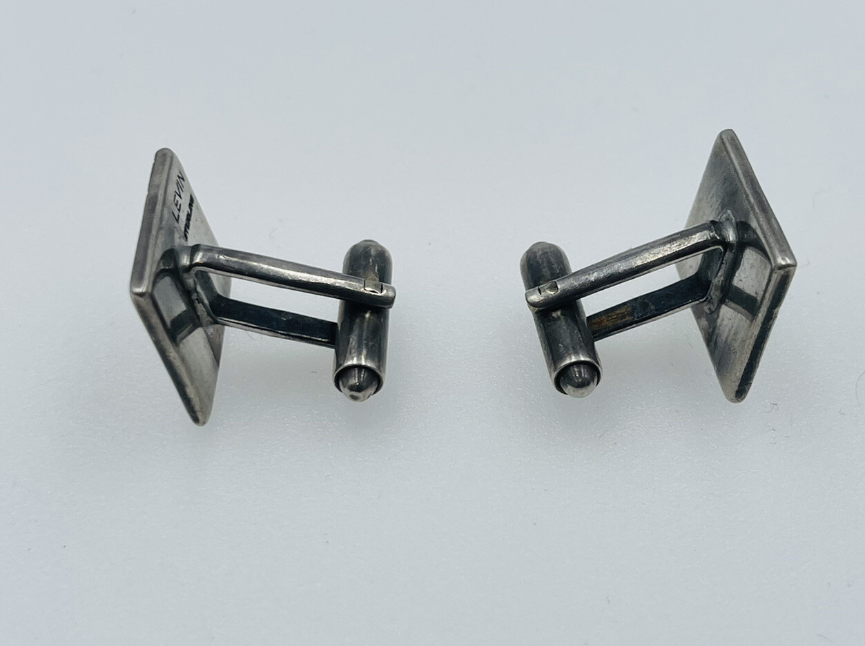 Ed Levin Vintage Sterling Silver Modernist Unusual Stick Figure Design ...