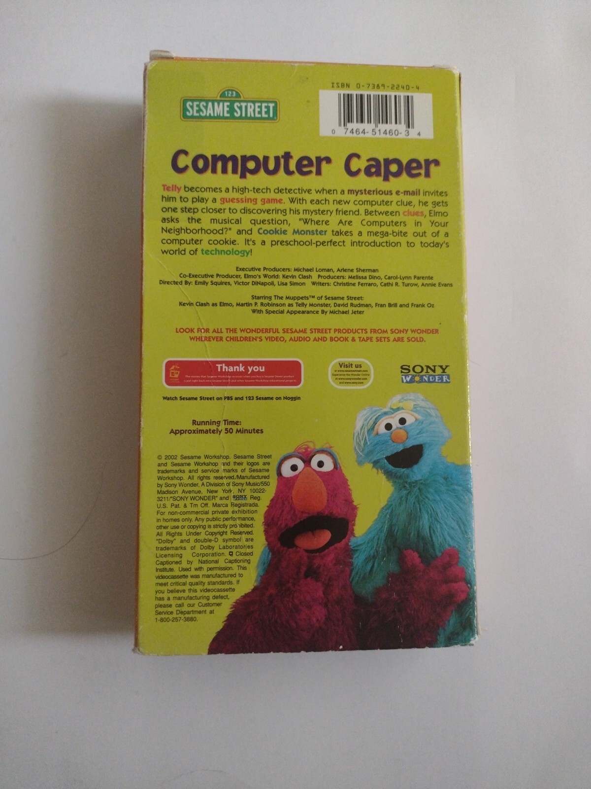 Sesame Street - Computer Caper (VHS, 2002) 74645146034 | eBay