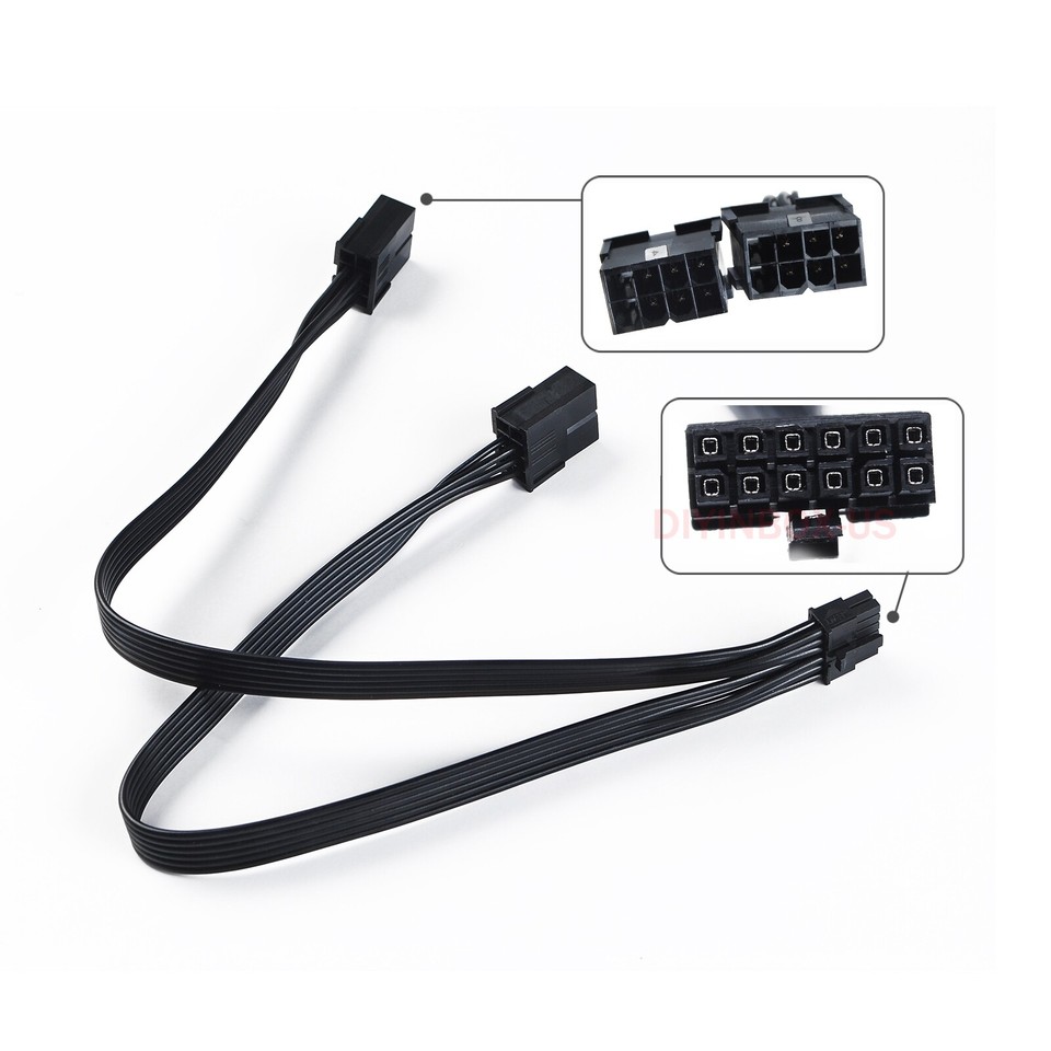 2x 8 Pin to 12-Pin Power Cable For NVIDIA GeForce RTX 3070 3080 3090 ...