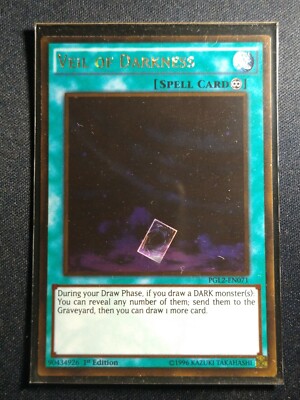 Yu-Gi-Oh! 2x Veil of Darkness PGL2-EN071 1st Gold Rare NM | eBay