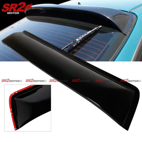 Rear Roof Visor Spoiler Window Shade Wing Glossy Black fits 94-01 Acura ...