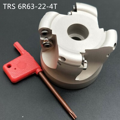 TRS 6R63-22-4T 6R63mm face milling cutter High precision round nose for ...