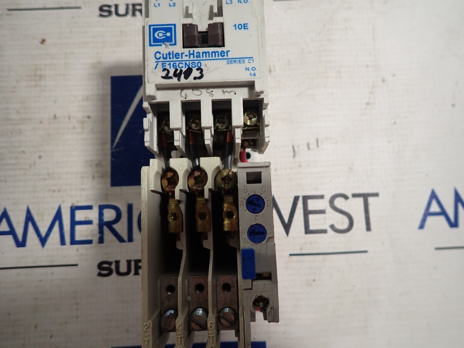 Eaton Cutler Hammer Starter AE16CNS0 12A 600V 120 Coil 9-2875-1 C306DN3 ...