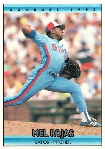 MEL ROJAS 1992 DONRUSS BASEBALL CARD | eBay