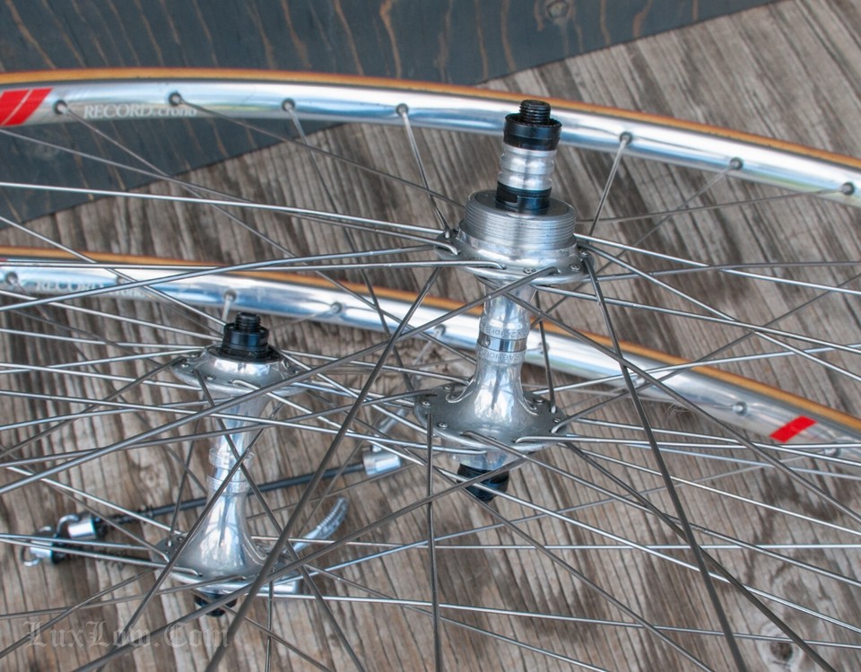 Vintage Campagnolo Crono C Record RoadBike WHEELS Hubs Rims Bicycle ...