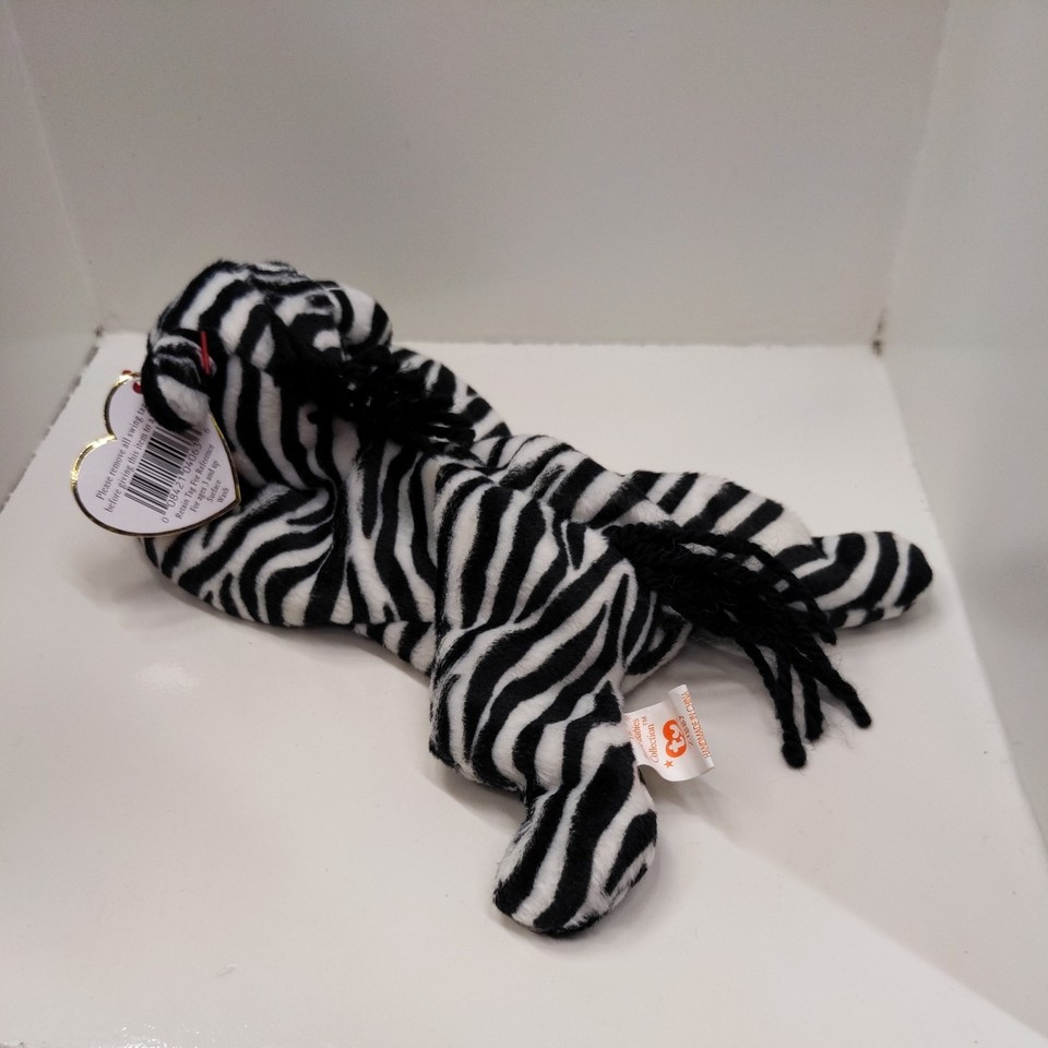 Ziggy Zebra Beanie Babies With Tag Animal Baby Adorable Collectable Stuffed Toy | eBay