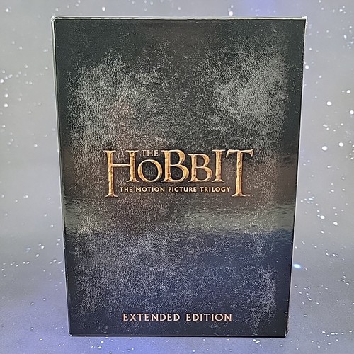 The Hobbit Trilogy Extended Edition Movie DVD Black Box Complete 15 ...