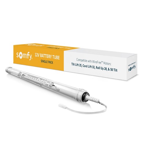 12V DC Reloadable Battery Tube - Power Blinds & Shades - Replacement ...