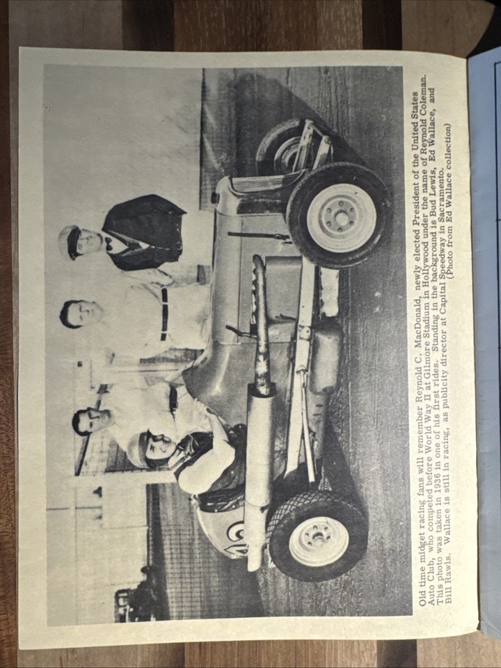 1973 USAC Midget Race Program, San Jose Speedway, Gary Bettenhausen ...