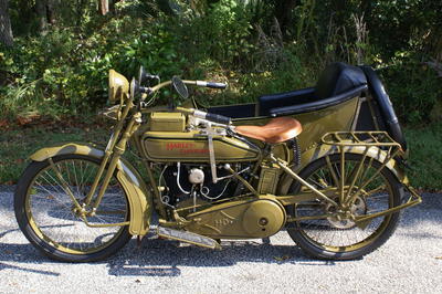 1920 HARLEY DAVIDSON MODEL J VINTAGE MOTORCYCLE POSTER PRINT 24x36 9 ...