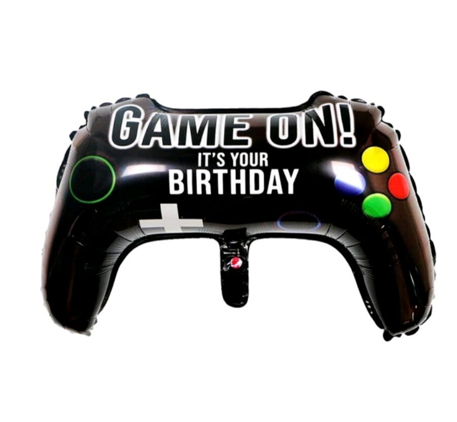 5pcs Video Game On Console balloons gameboy balloon Foil Hellium latex ...