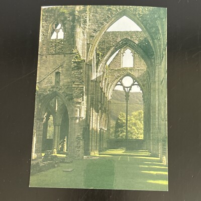 Vintage Postcard (unused) TINTERN ABBEY interior looking E (E.Baylis ...