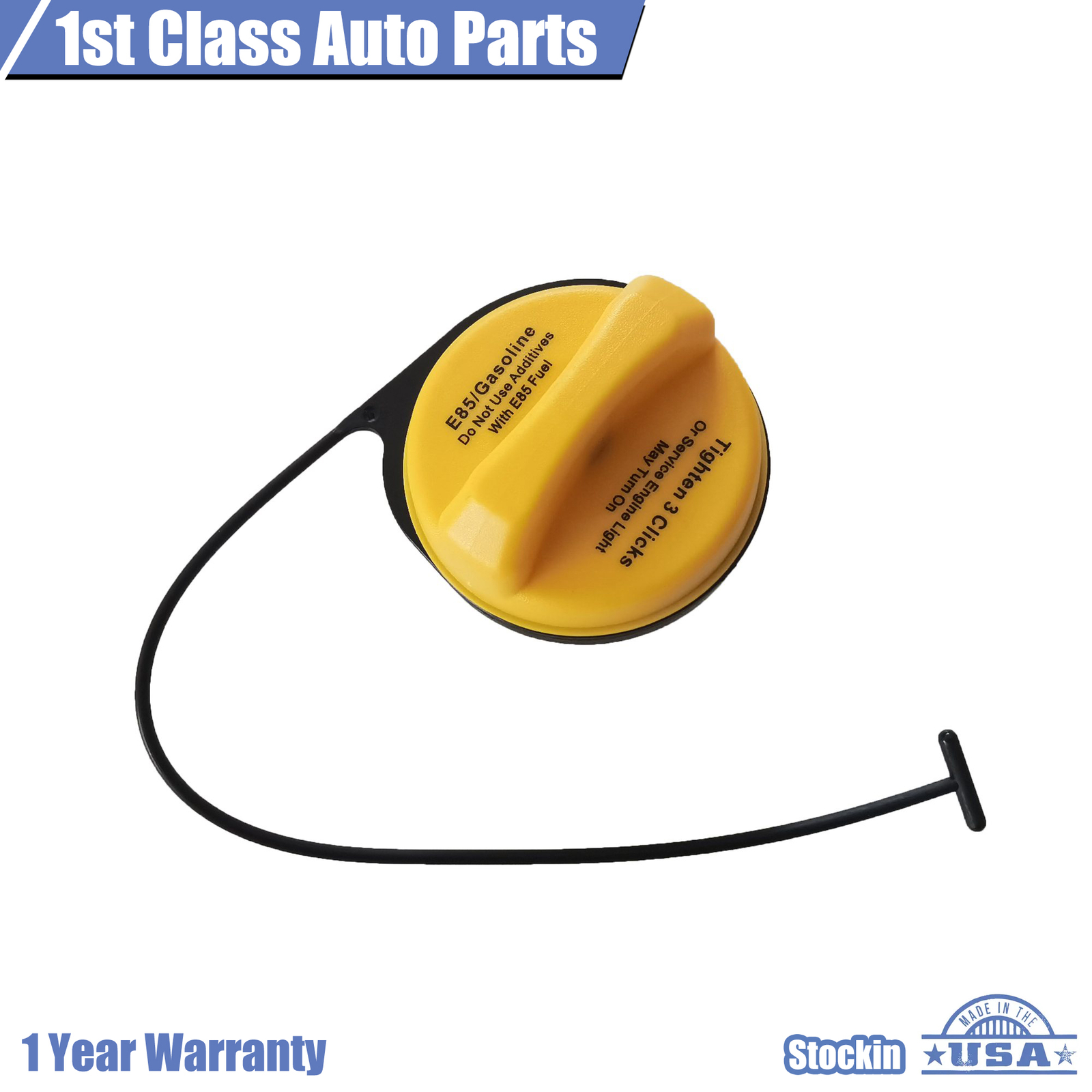 Fuel Tank Gas Cap Yellow for Chevy Silverado Avalanche Tahoe Cadillac ...