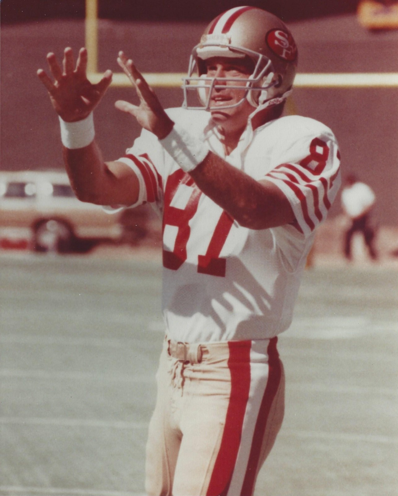 DWIGHT CLARK 8X10 PHOTO SAN FRANCISCO FORTY NINERS 49ers PICTURE NFL ...