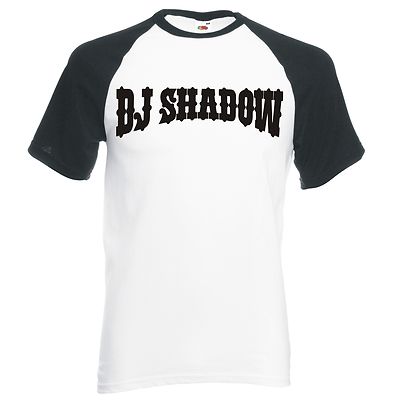 DJ SHADOW "LOGO" UNISEX, RAGLAN BASEBALL T-SHIRT | eBay