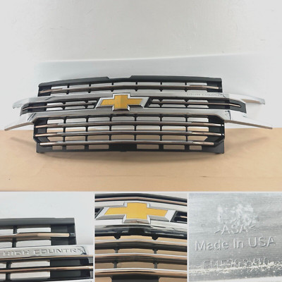 2019-2022 Chevrolet Silverado 1500 High Country Grille Grill w/o Camera ...
