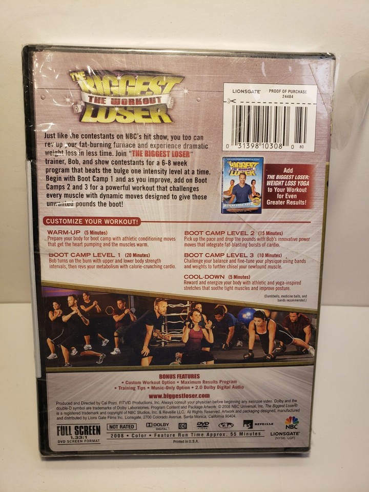 The Biggest Loser: The Workout - Boot Camp - DVD with Bob Harper ...