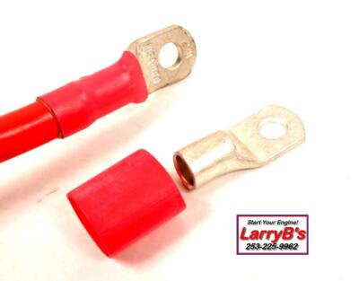 LarryB's Pos+ Battery Cable Repair End, Crimp and/or Solder, 2/0 AWG x ...