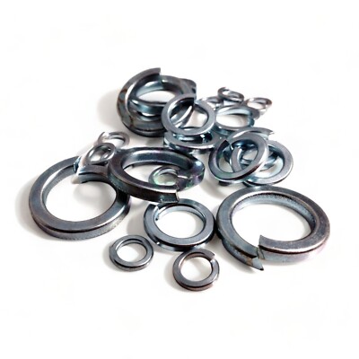 Rectangular Spring Washers Coil Lock Square Washers Steel BZP - M5 M6 M8 M10 M12 | eBay UK
