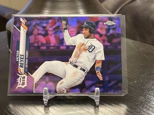 2020 Topps Chrome Victor Reyes #126 Purple Refractor #”d 127/299 | eBay