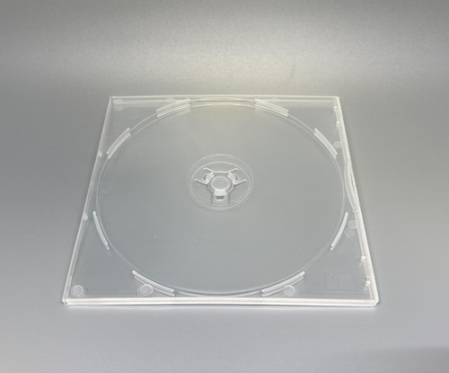 SALE! 50 PCS 5.2MM SLIM SUPER CLEAR SINGLE POLY CD CASE W/ SLEEVE, NO ...