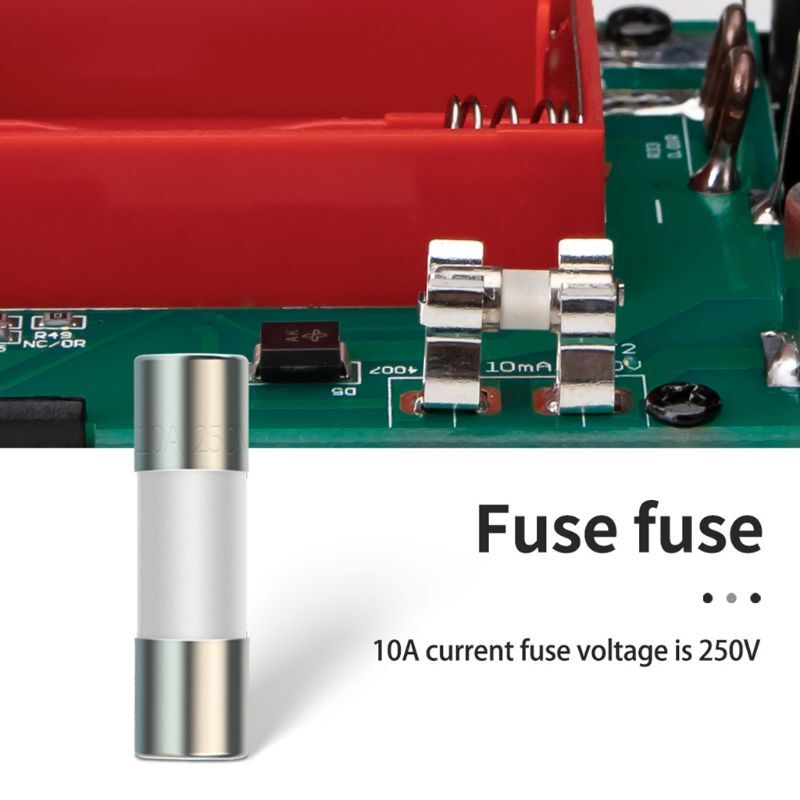 20pcs Ceramic Fuse For Multimeter Instrument 500mA 10A ceramic British ...