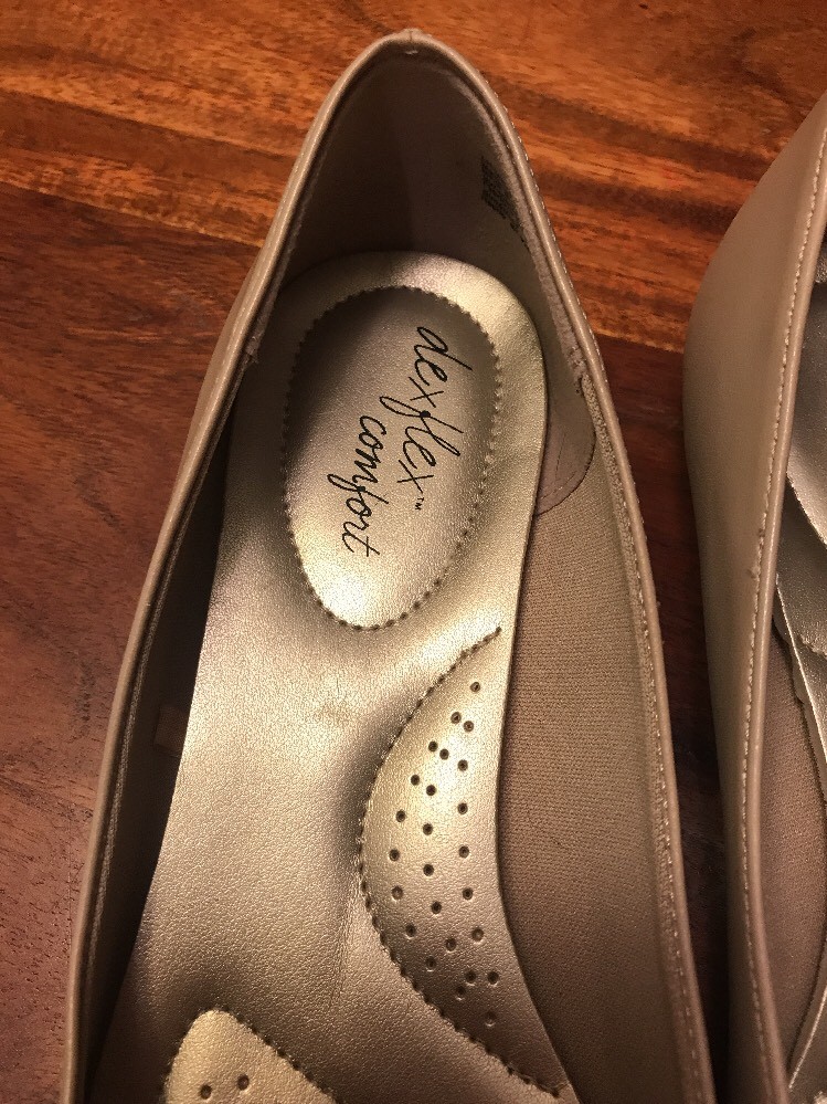 DEX FLEX COMFORT TAN BROWN FLATS DRESS SHOES SIZE 8.5 (CT) | eBay