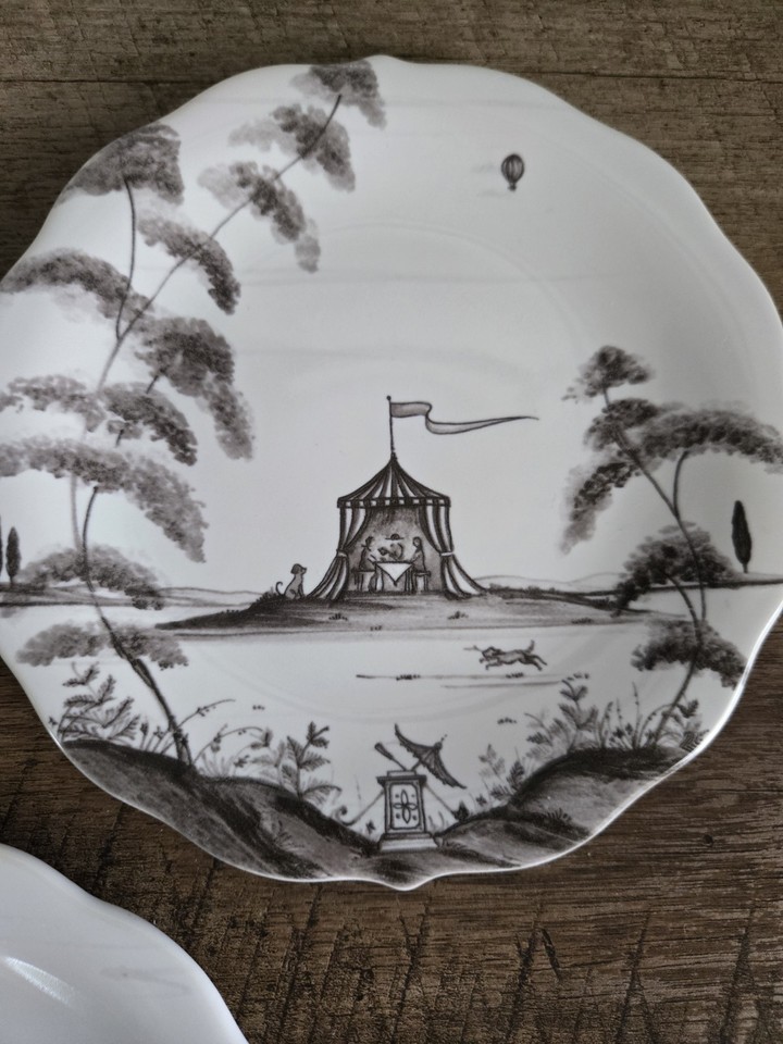 JULISKA Country Estate Desert/Salad/Apps Plates Flint Grey Set/3 | eBay