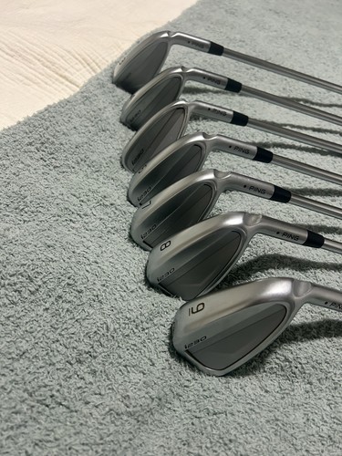 Ping I-230 Iron Set 3-9 Iron, Tour Issue X100 Shafts, Black Dot, STD ...