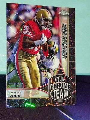 2024 Topps Chrome Jerry Rice All Chrome Team x factor 💥 | eBay