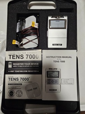 TENS 7000 Unit Complete with Manual and Box Excellent Condition W ...