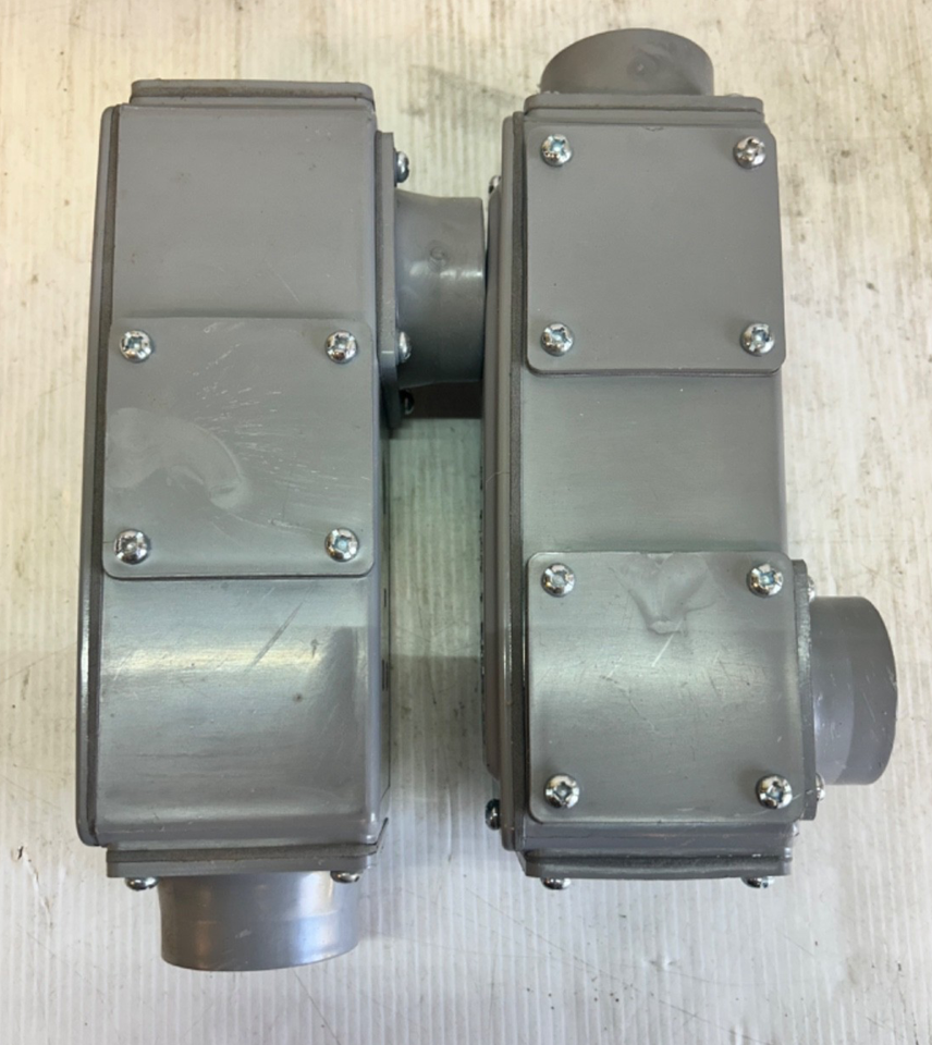 Lot Of 2 Arlington 933NM AnyBODY PVC Conduit Body 1 1/4"(2-Pack) T1104 ...