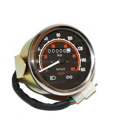 Dual Reading Speedometer Compatible With Royal Enfield Bullet MPH/KMPH ...